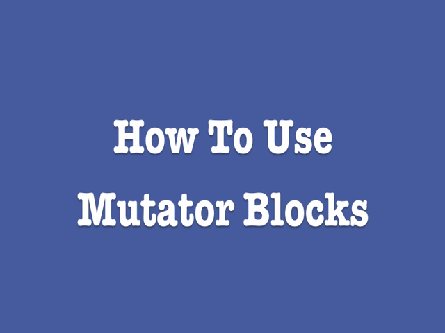 Mutators